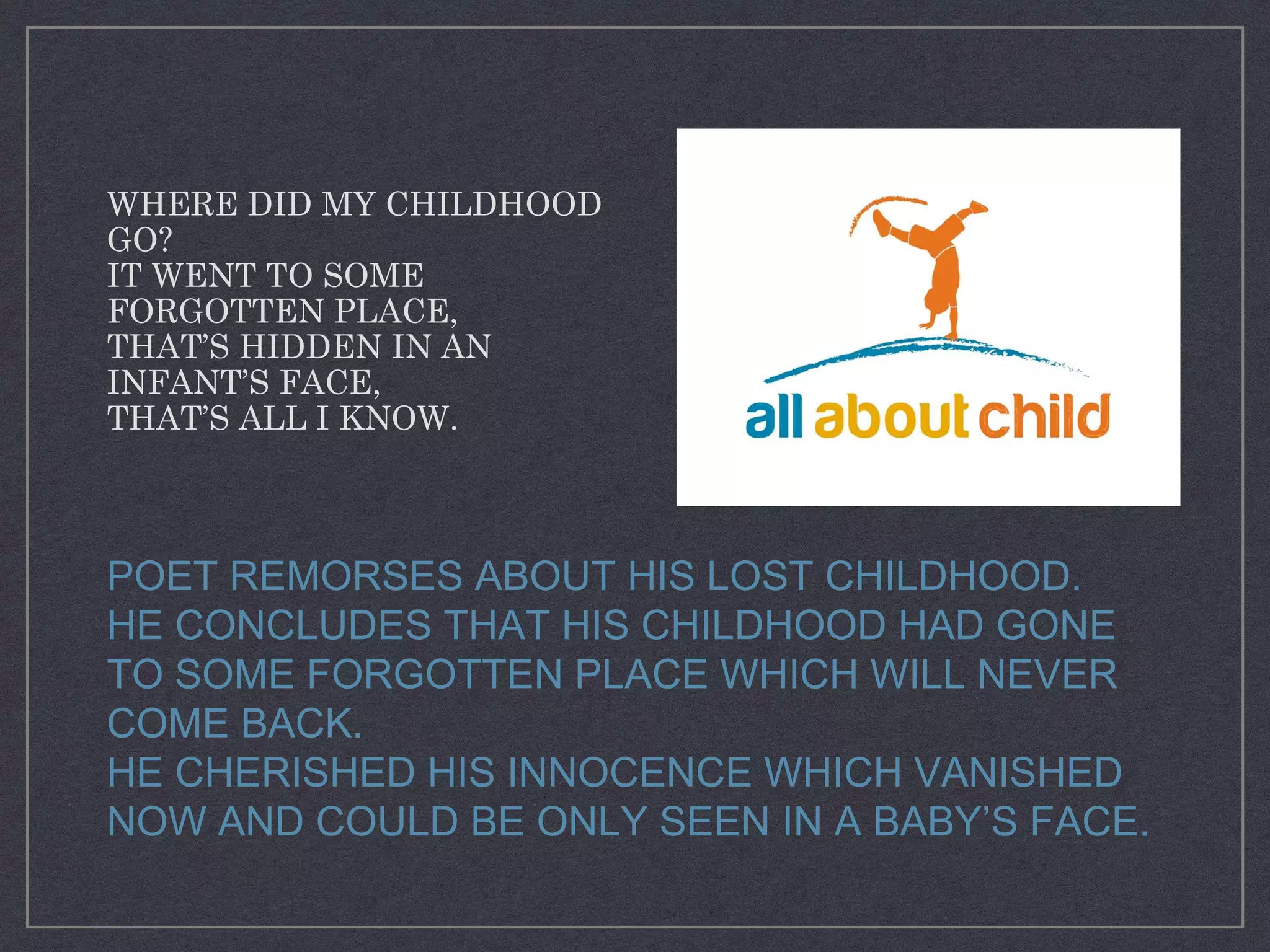 Childhood by Marcus Natten | PPTX