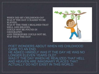 Childhood by Marcus Natten | PPTX