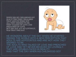 Childhood by Marcus Natten | PPTX