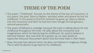 CHILDHOOD PRESENTATION ENGLISH PPT.pptx