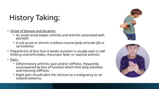 Approach to a case of Childhood arthritis.pptx