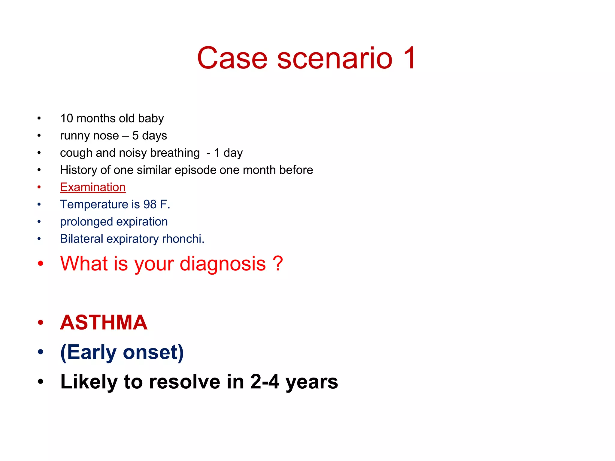 Childhood asthma 2021 | PPTX