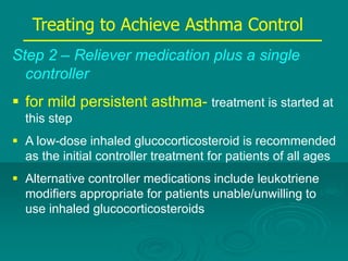 Childhood asthma diagnosis and management | PPTX