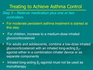 Childhood asthma diagnosis and management | PPTX