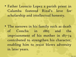 Childhood days of RIZAL | PPT