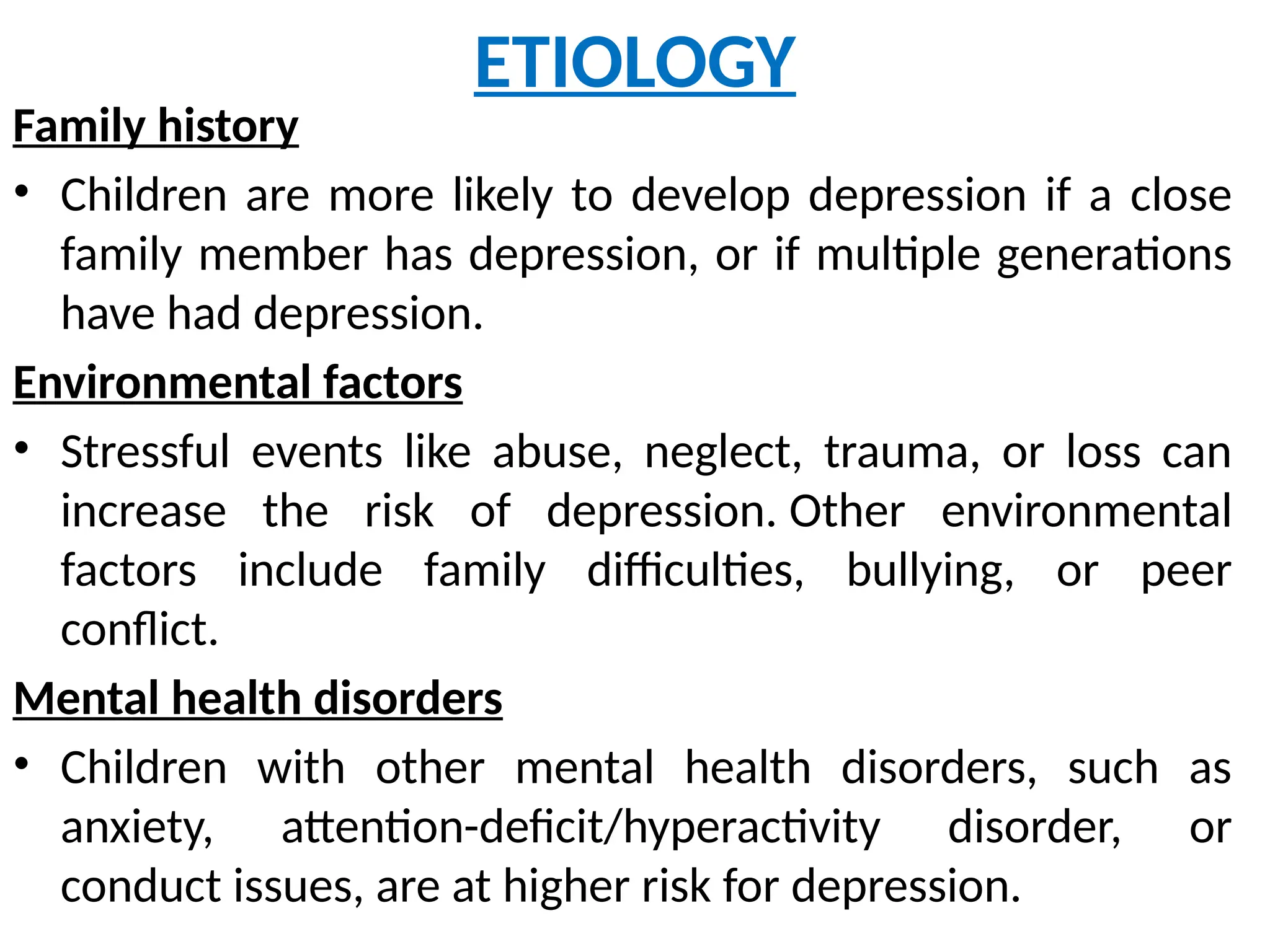 childhood depression/ depression in pediatrics.pptx