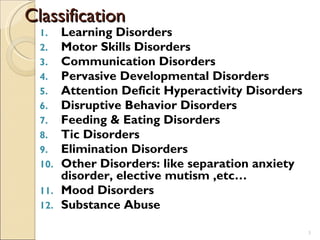 psychiary.Childhood disorders.(dr.rebwar) | PPT