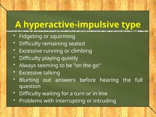 Childhood disorders power point presentation | PPT
