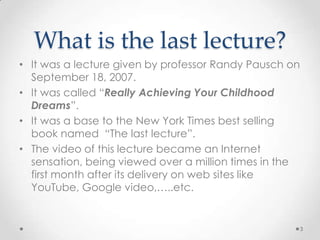 Childhood dreams | PPT