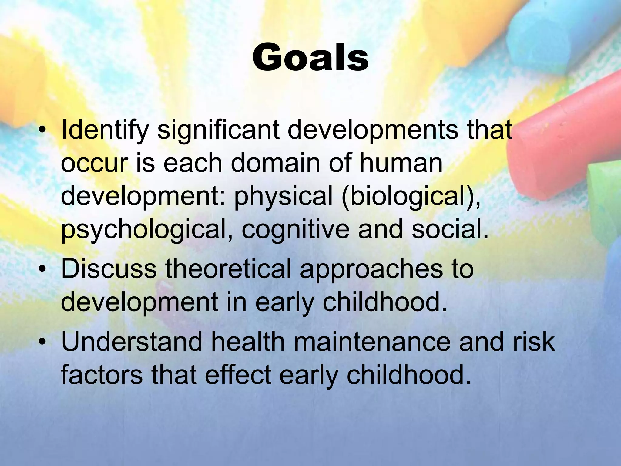 Childhood Human Growth and Development IHS Unit 6 | PPT