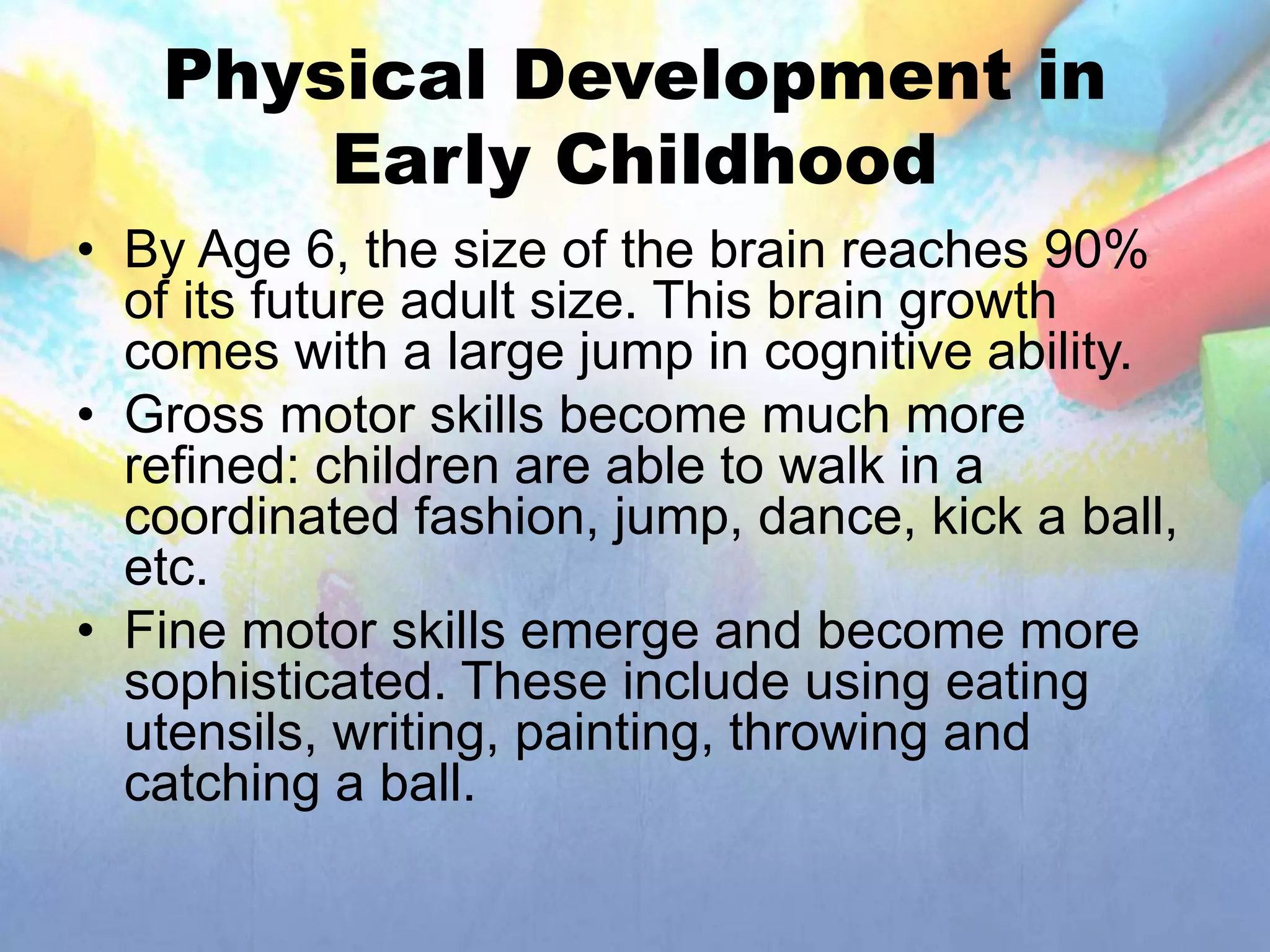 Childhood Human Growth and Development IHS Unit 6 | PPT