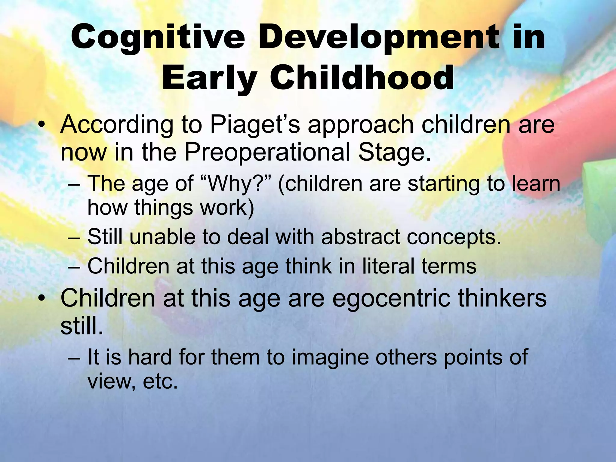 Childhood Human Growth and Development IHS Unit 6 | PPT