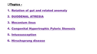 childhood intestinal obstruction.pptx | Pregnancy | Reproductive Health