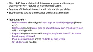 childhood intestinal obstruction.pptx | Pregnancy | Reproductive Health