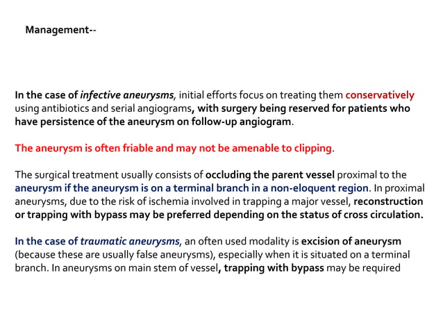 Childhood intracranial aneurysms | PPT