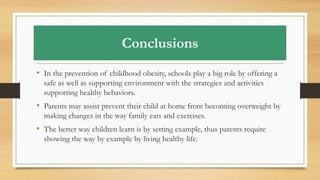 Childhood obesity | PPTX