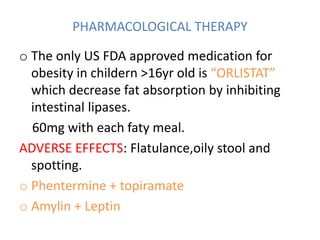 Childhood obesity | PPTX