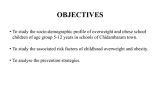 CHILDHOOD OBESITY - | PPT