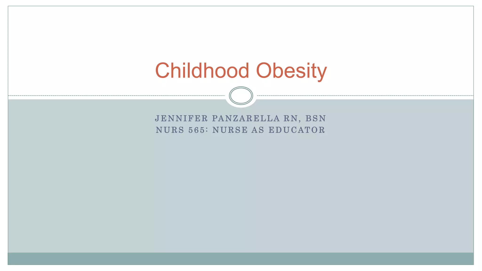 Childhood Obesity Powerpoint Templates