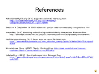 Childhood obesity with sound | PPT