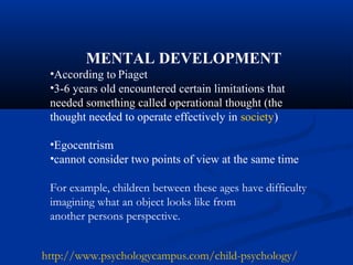 Childhood Psychology presentation | PPT