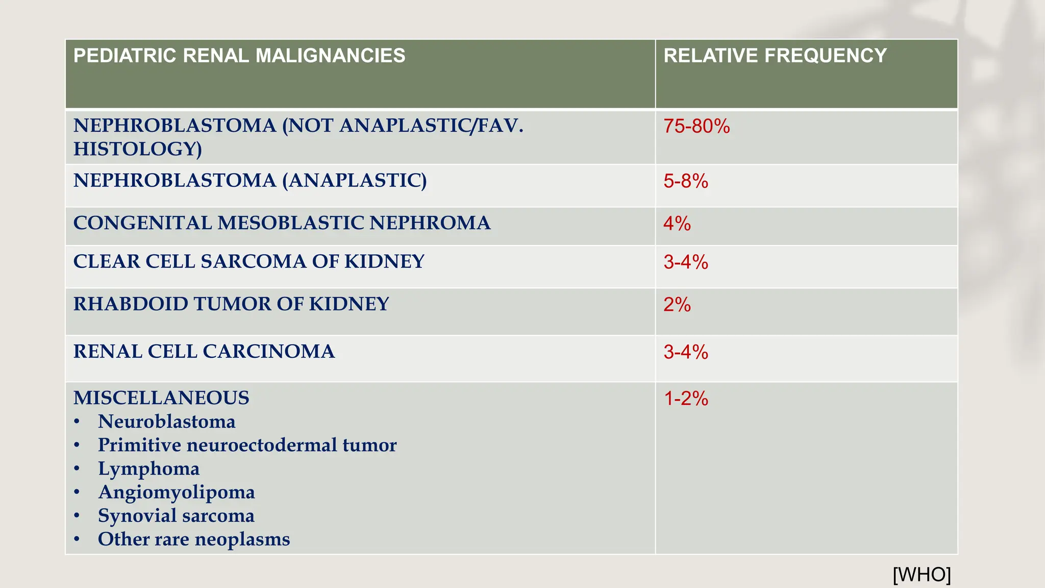 CHILDHOOD RENAL TUMORS.pptx Pediatric renal pathology | PPTX