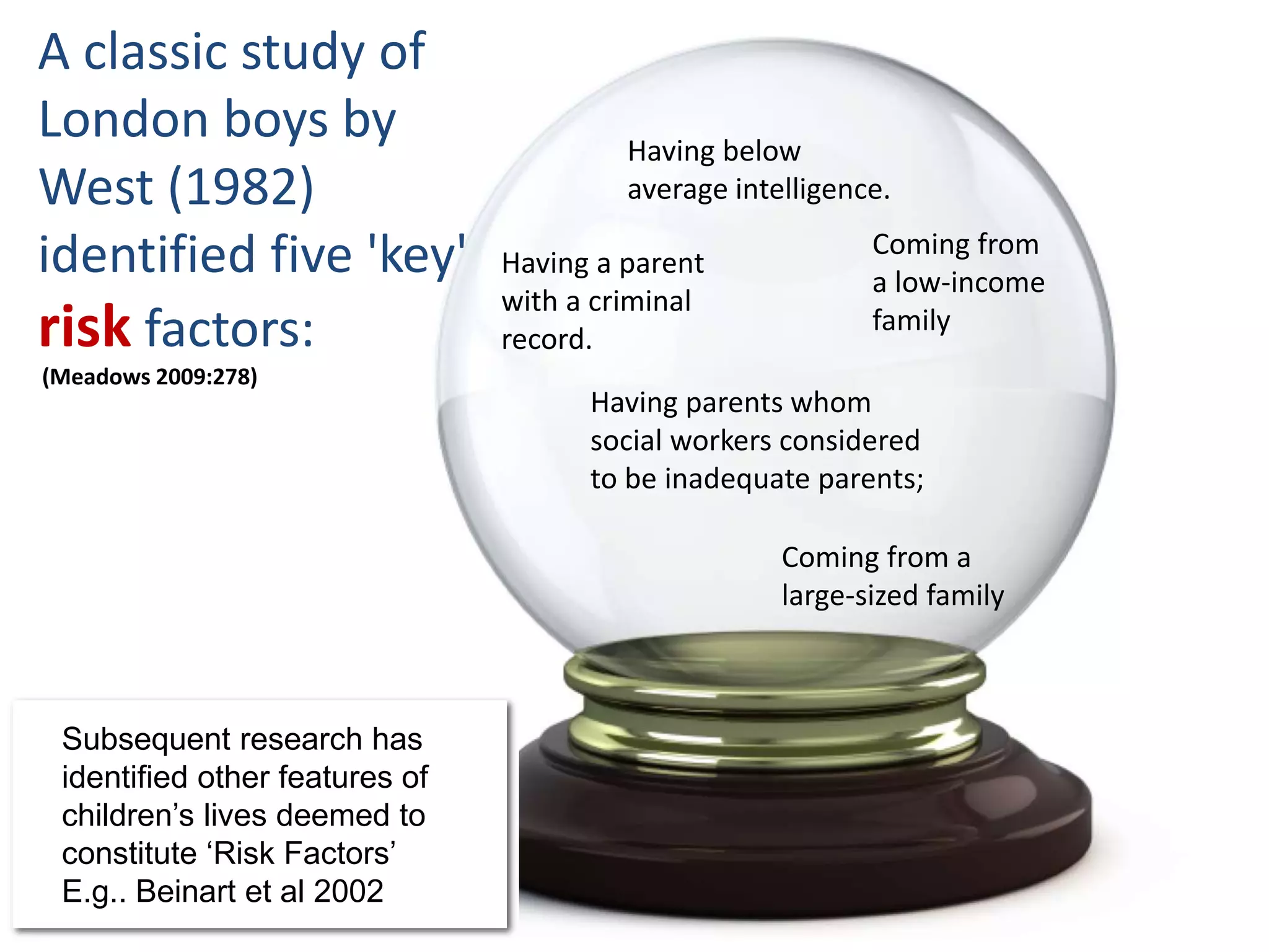 Childhood & risk | PPTX