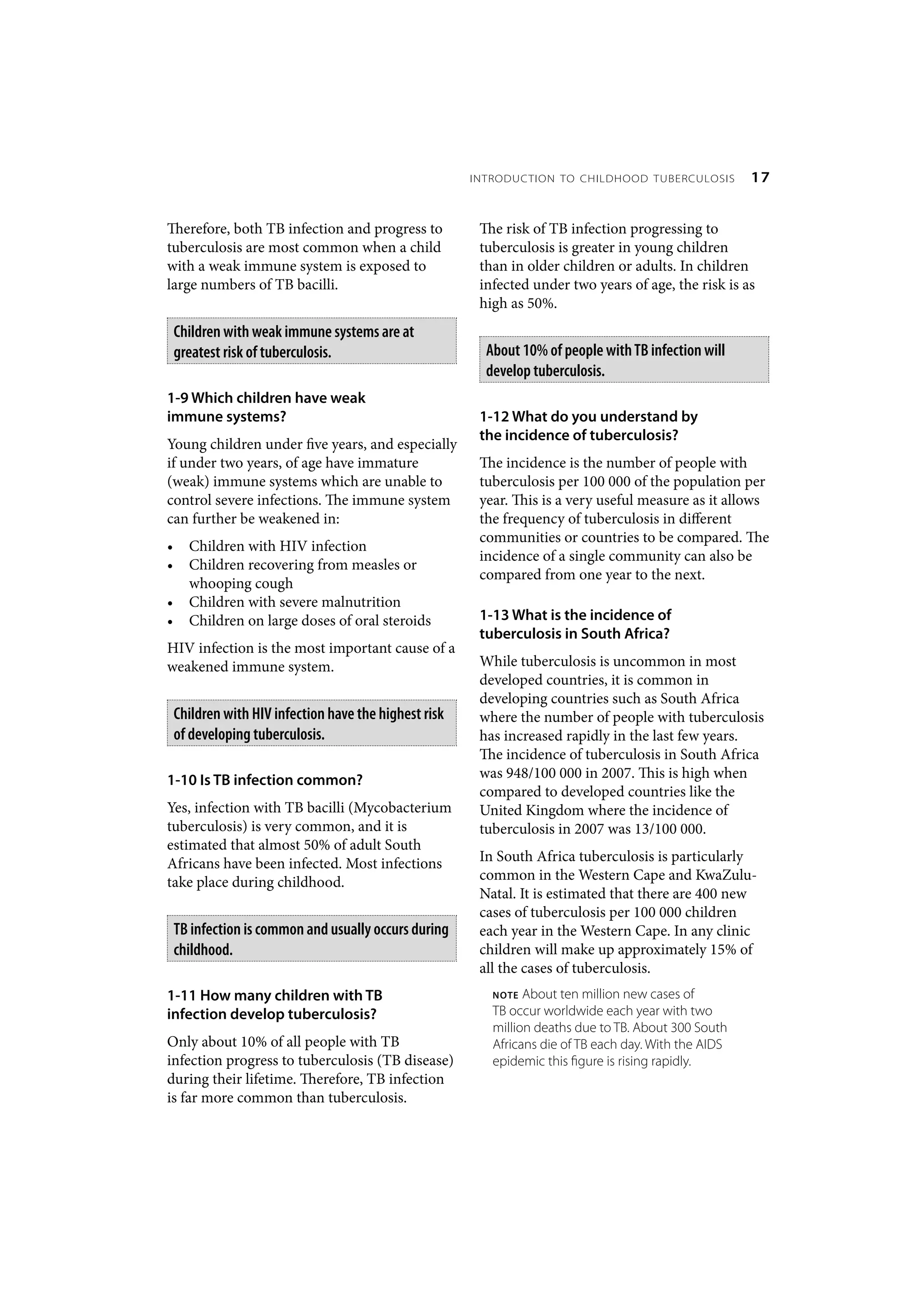 Childhood TB: Introduction to childhood tuberculosis | PDF