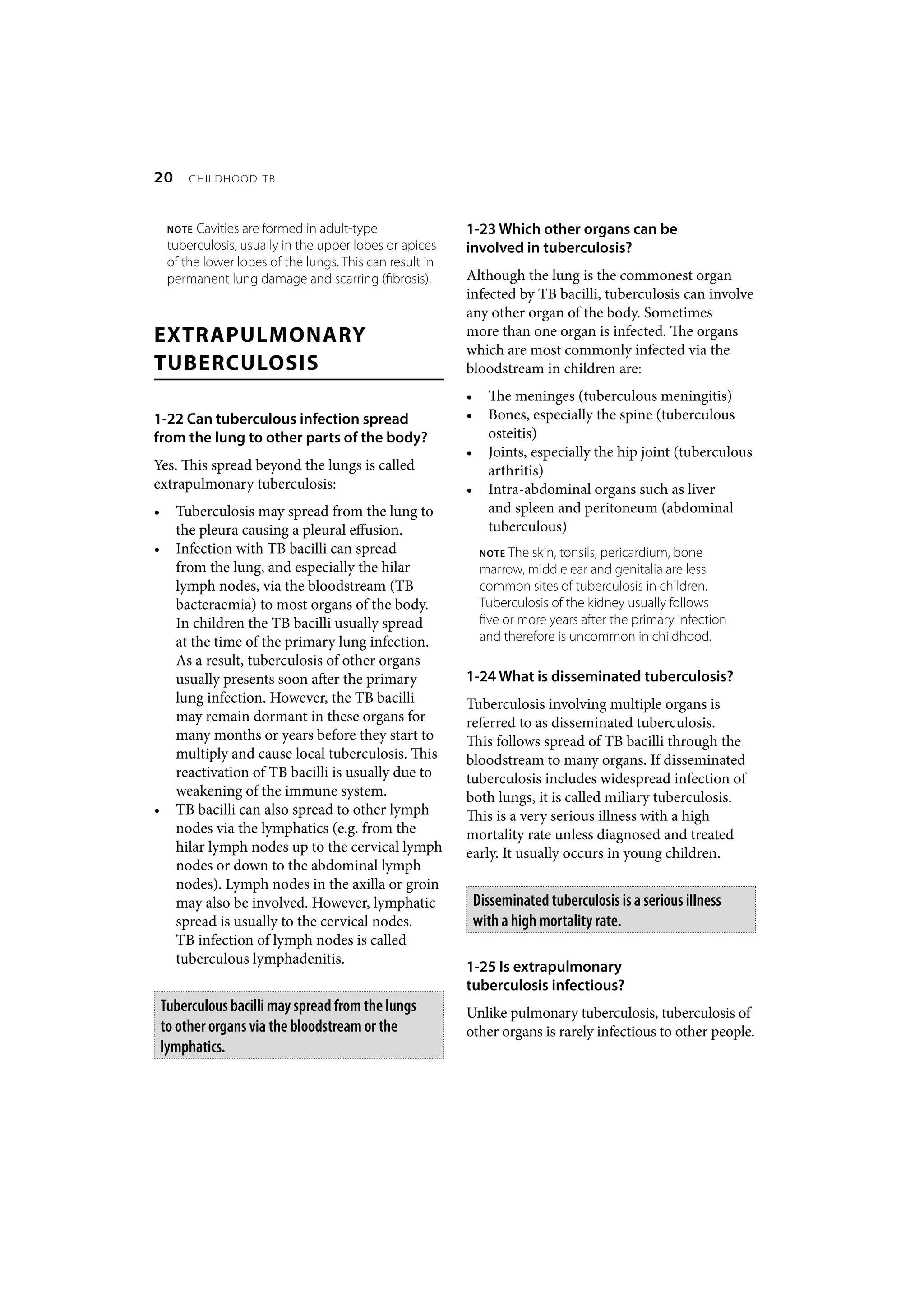 Childhood TB: Introduction to childhood tuberculosis | PDF