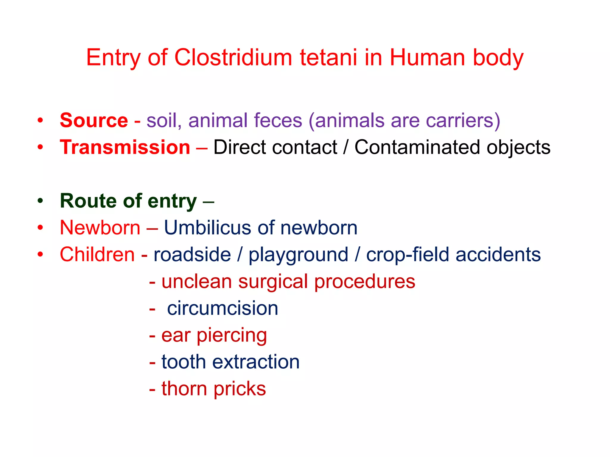 Childhood tetanus 2021 | PDF