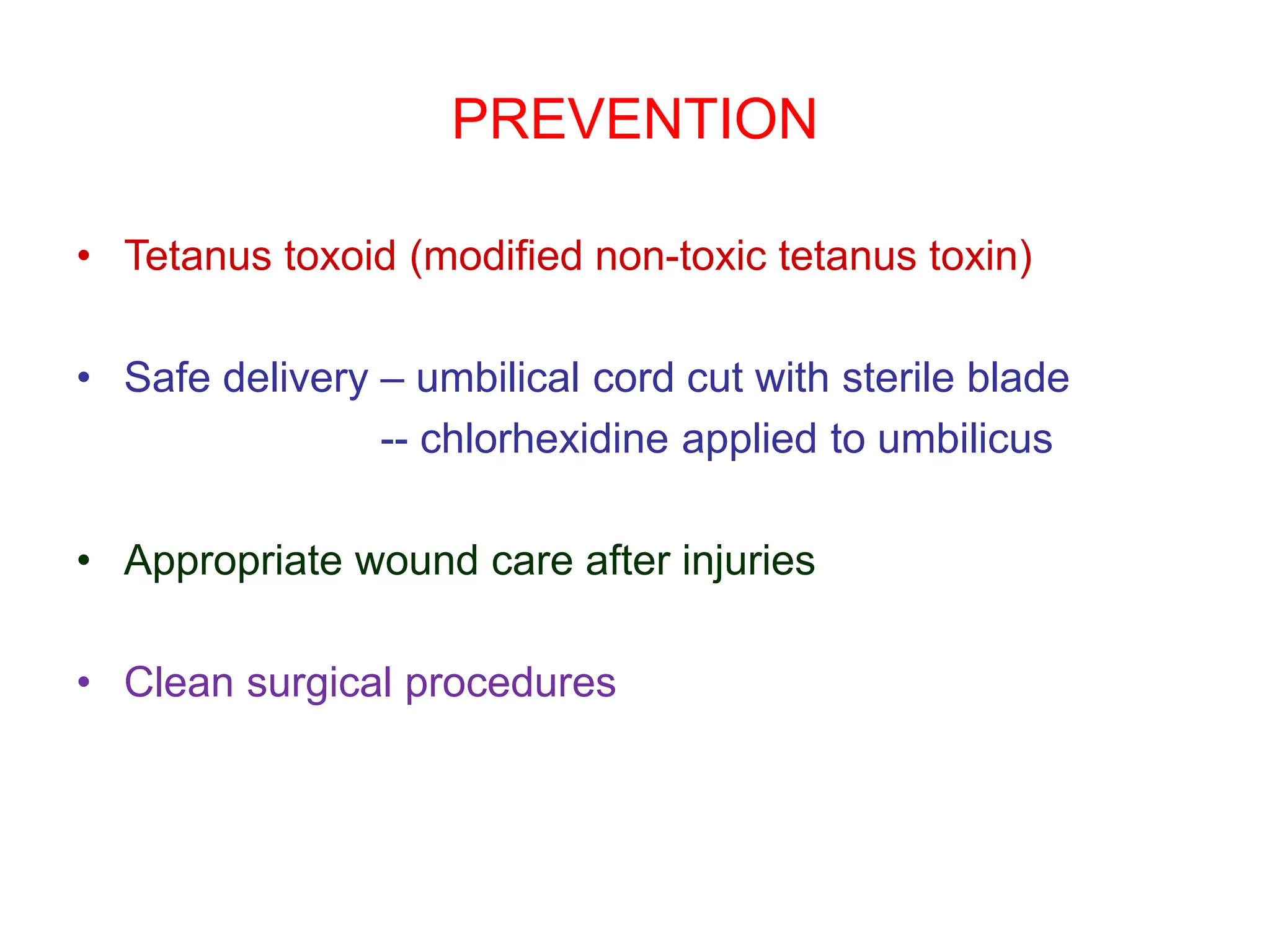 Childhood tetanus 2021 | PDF