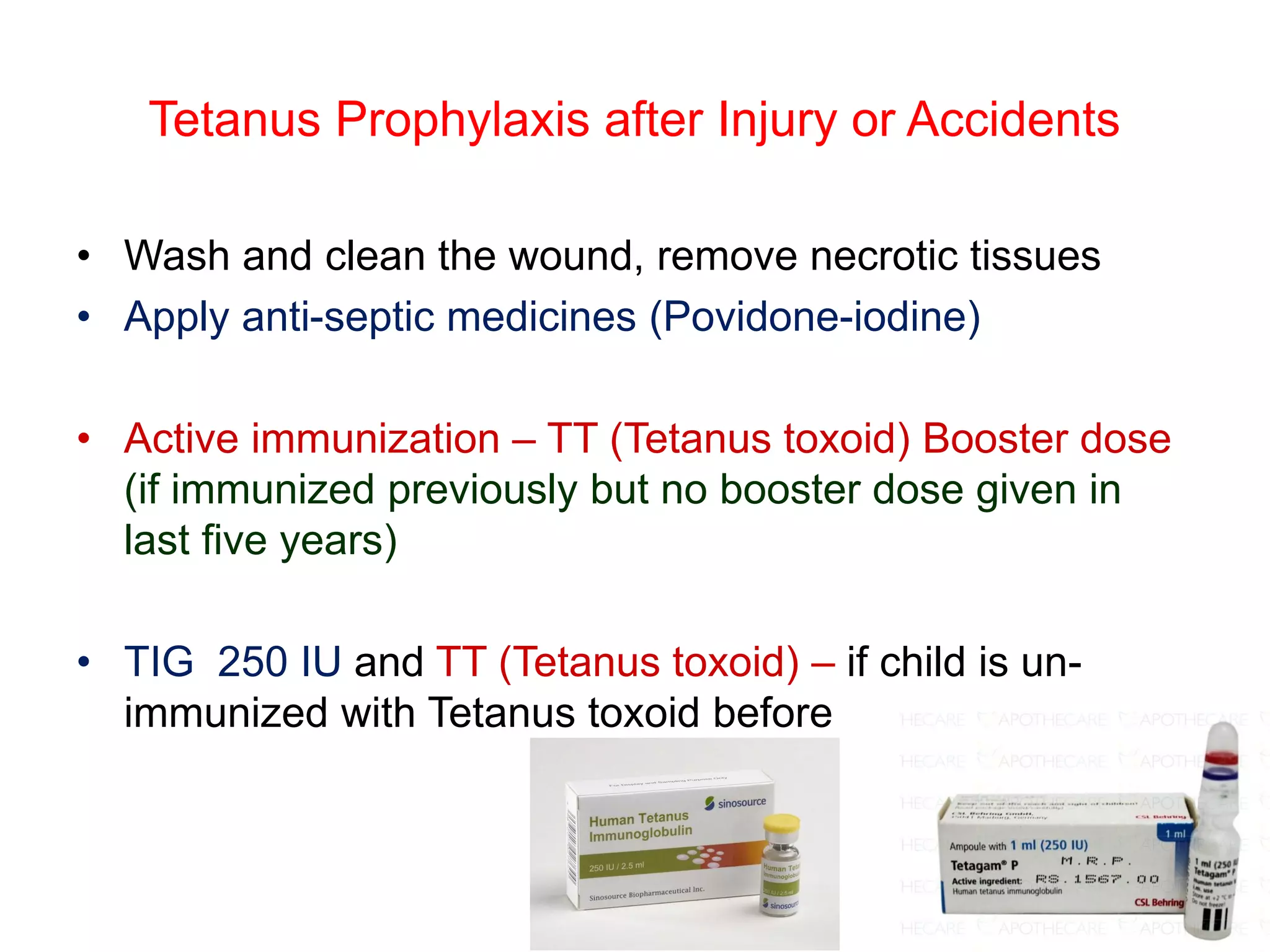 Childhood tetanus 2021 | PDF