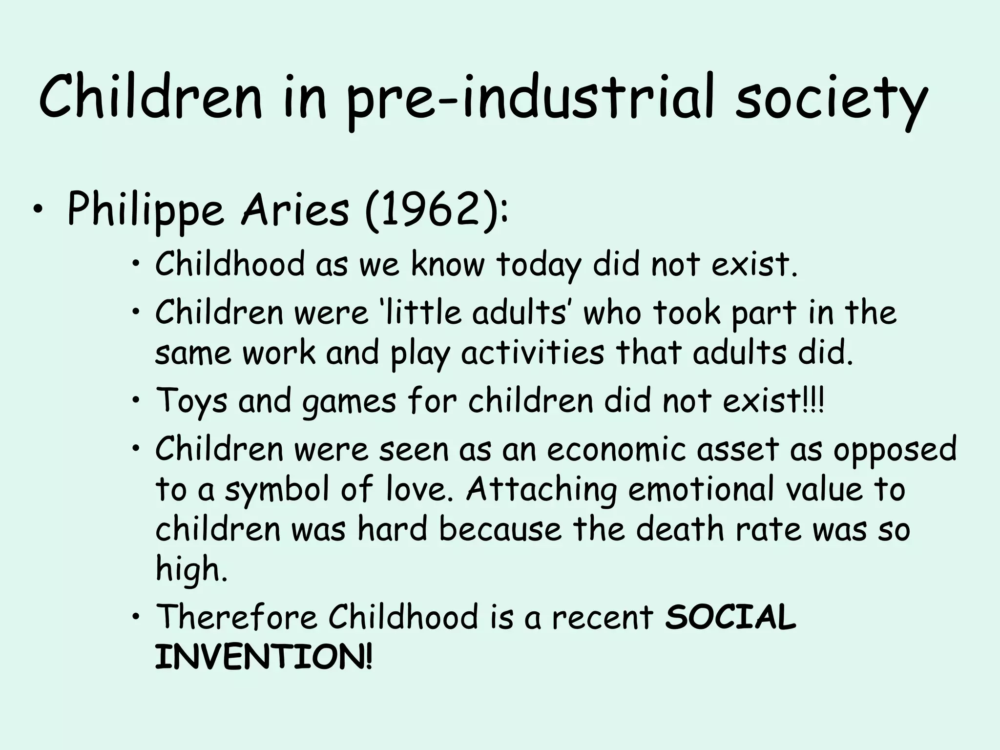 Childhood through the ages | PPT