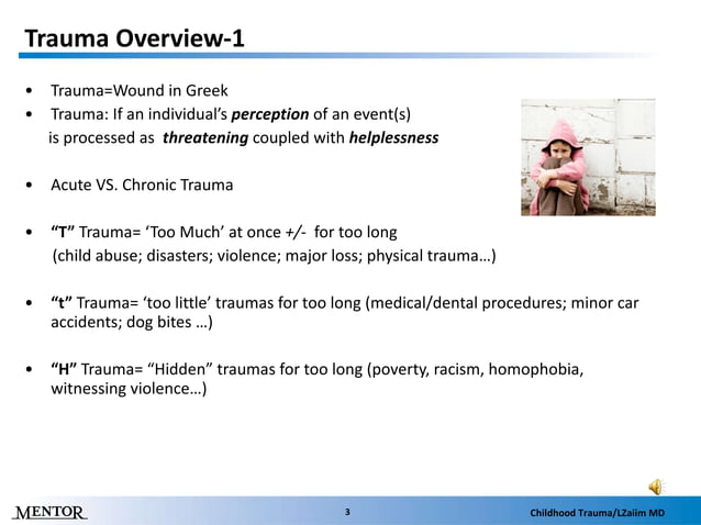 Childhood Trauma Presentation | PPT | Brain and Nervous System ...