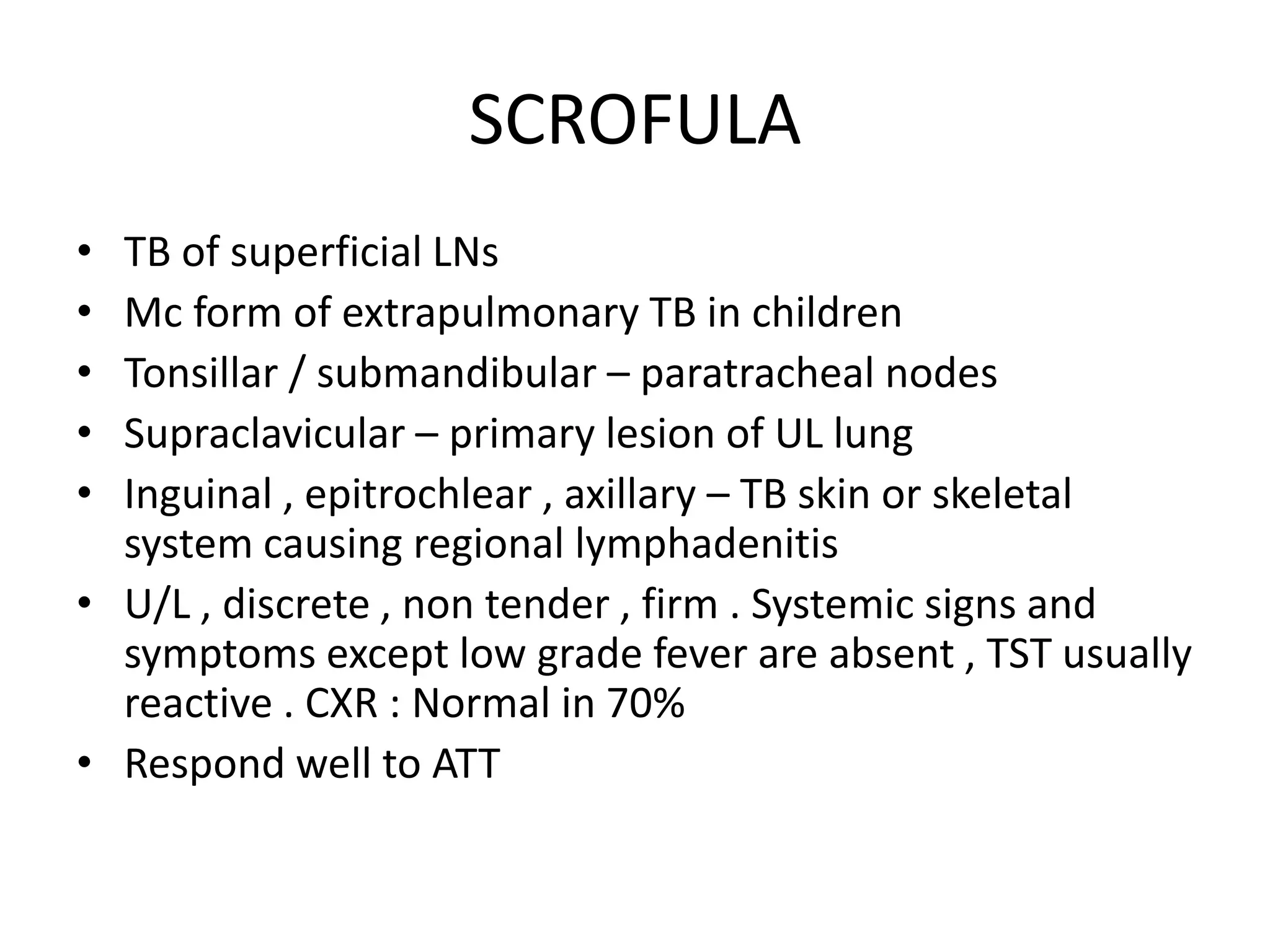Childhood tuberculosis & Revised RNTCP guidelines | PPTX