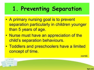 Effect of Hospitalization on Child and Family | PPT