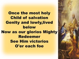 ChildI In A Manger | PPT