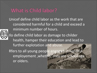 Child labor | PPT