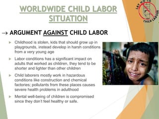 Child labor by Ammal Ahmed UAE | PPTX