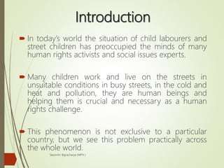 Child labor and street children | PPT