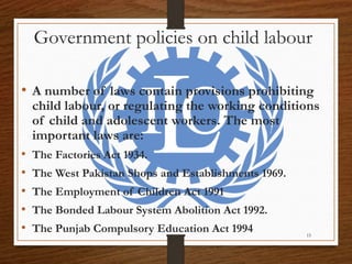 Child labor final ppt | PPTX | Parenting Children Aged 4-11 | Parenting