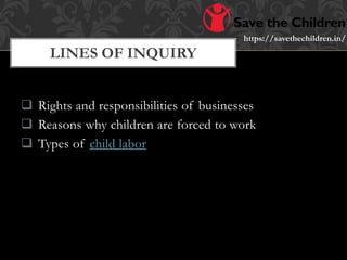 Child labor in india | PPTX