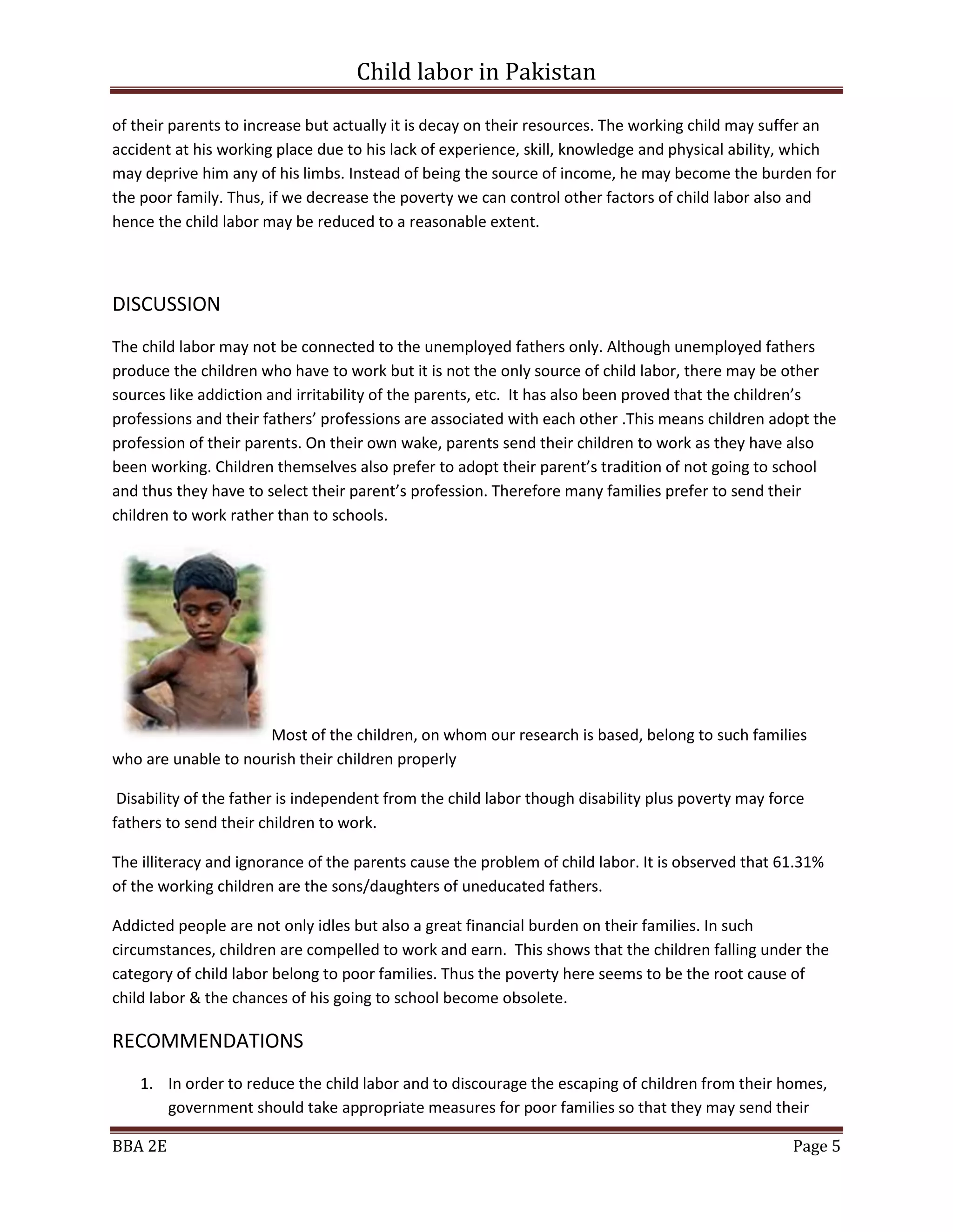 Child labor in pakistan by Farhan Ali Rana | DOCX