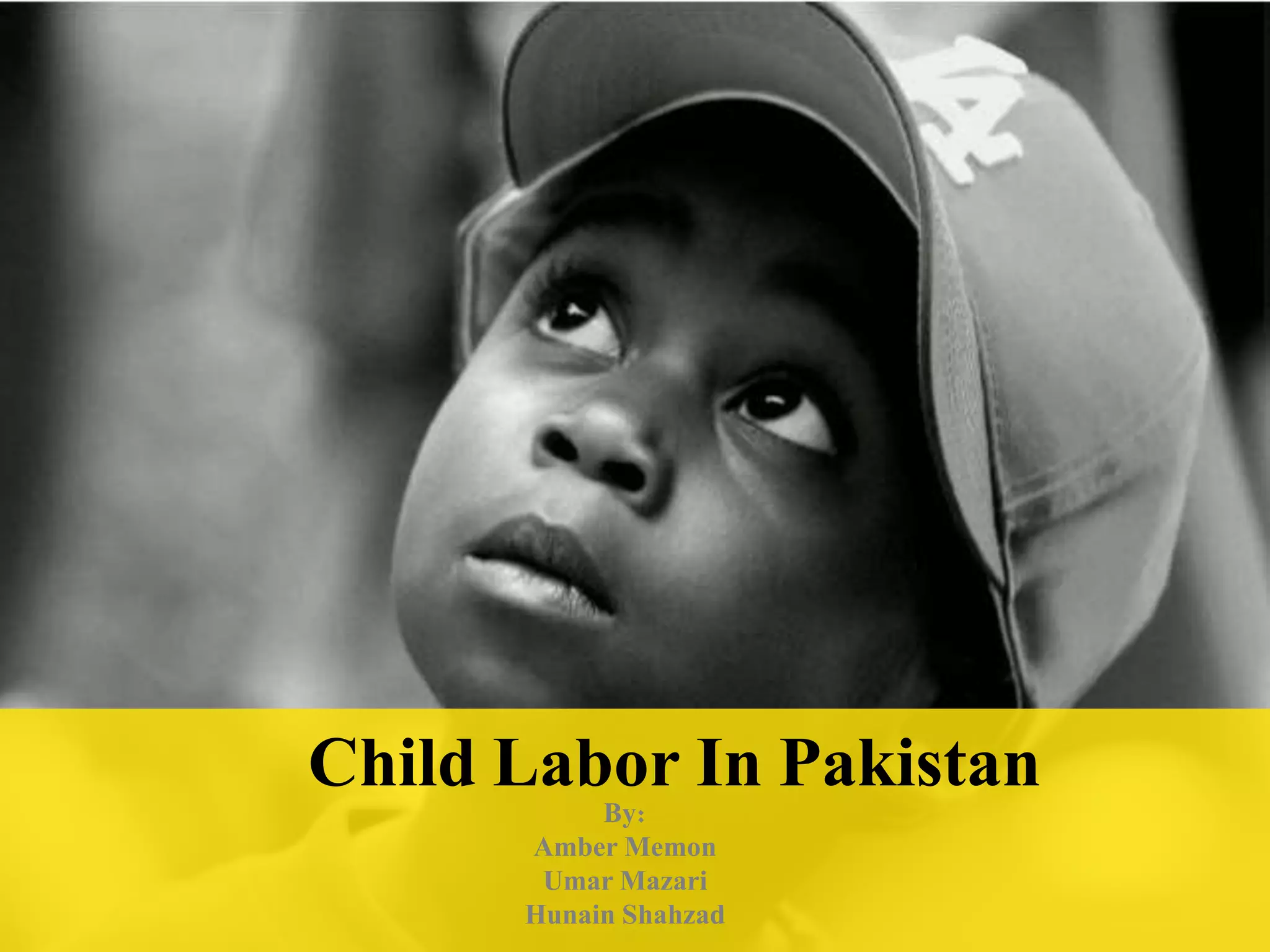 Child labor in the pakistan | PPT