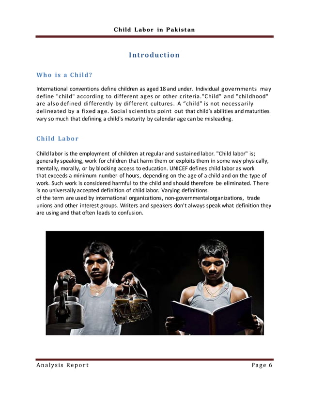 Child labor in the pakistan report | PDF