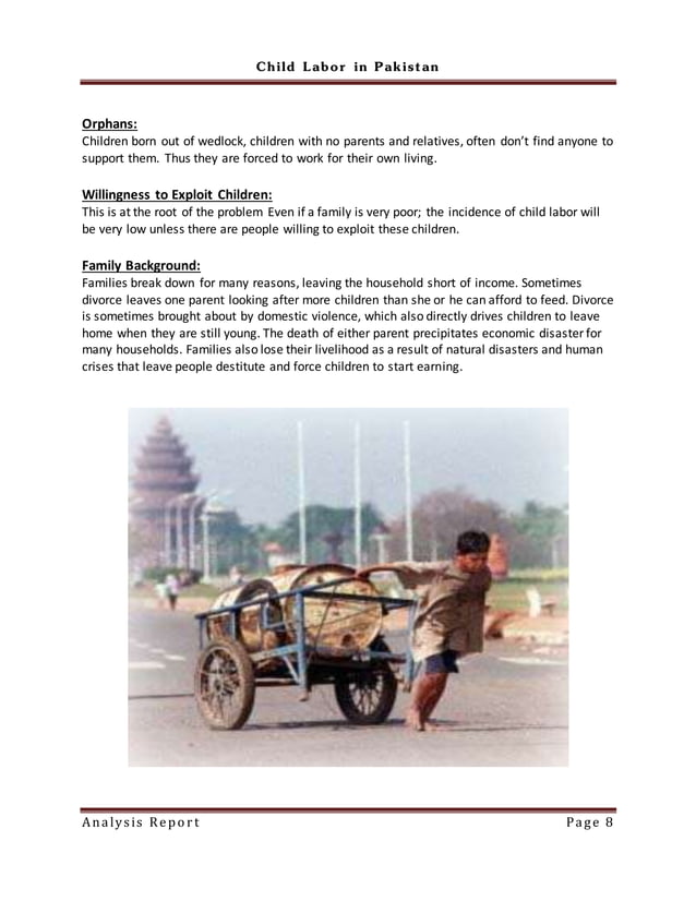 Child labor in the pakistan report | PDF