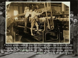 Industrial Revolution Child Labor Timeline