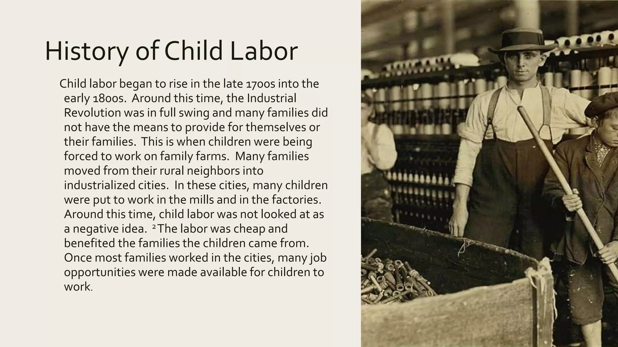 Child labor reform | PPTX
