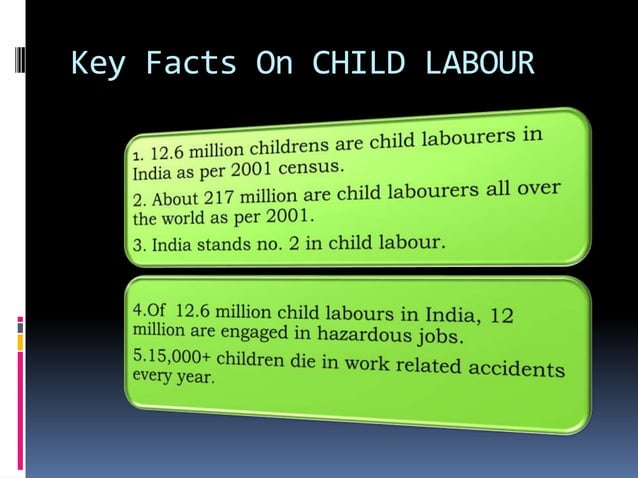 Child labour in India | PPTX