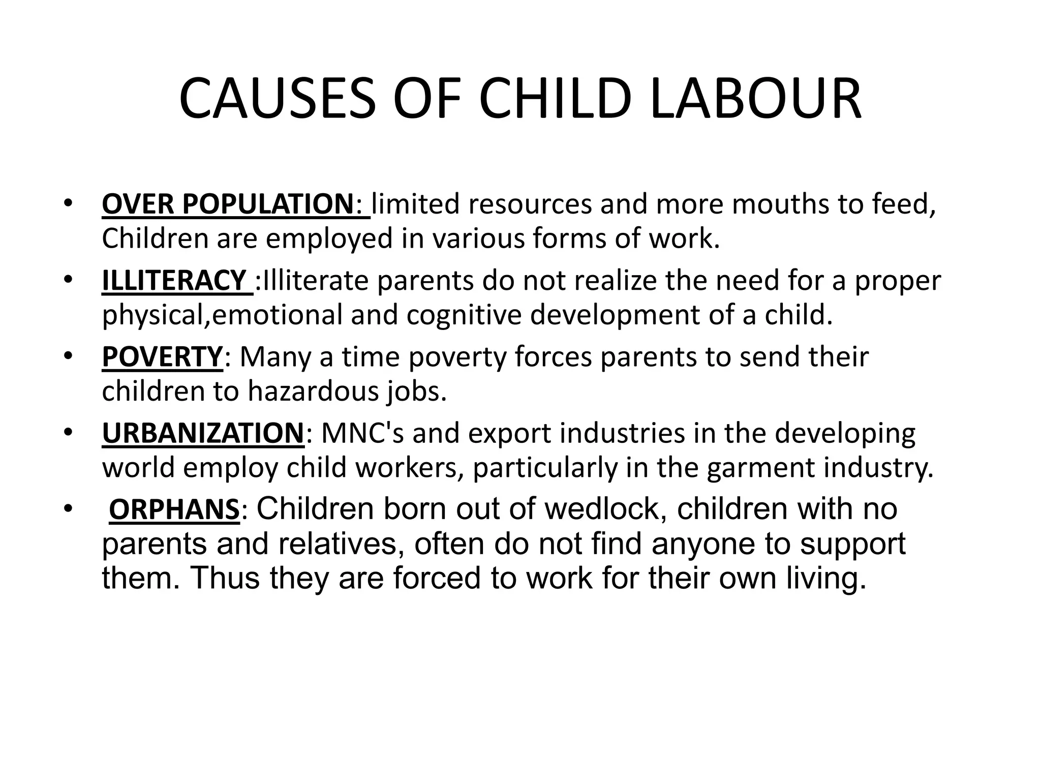 Child labour | PPTX